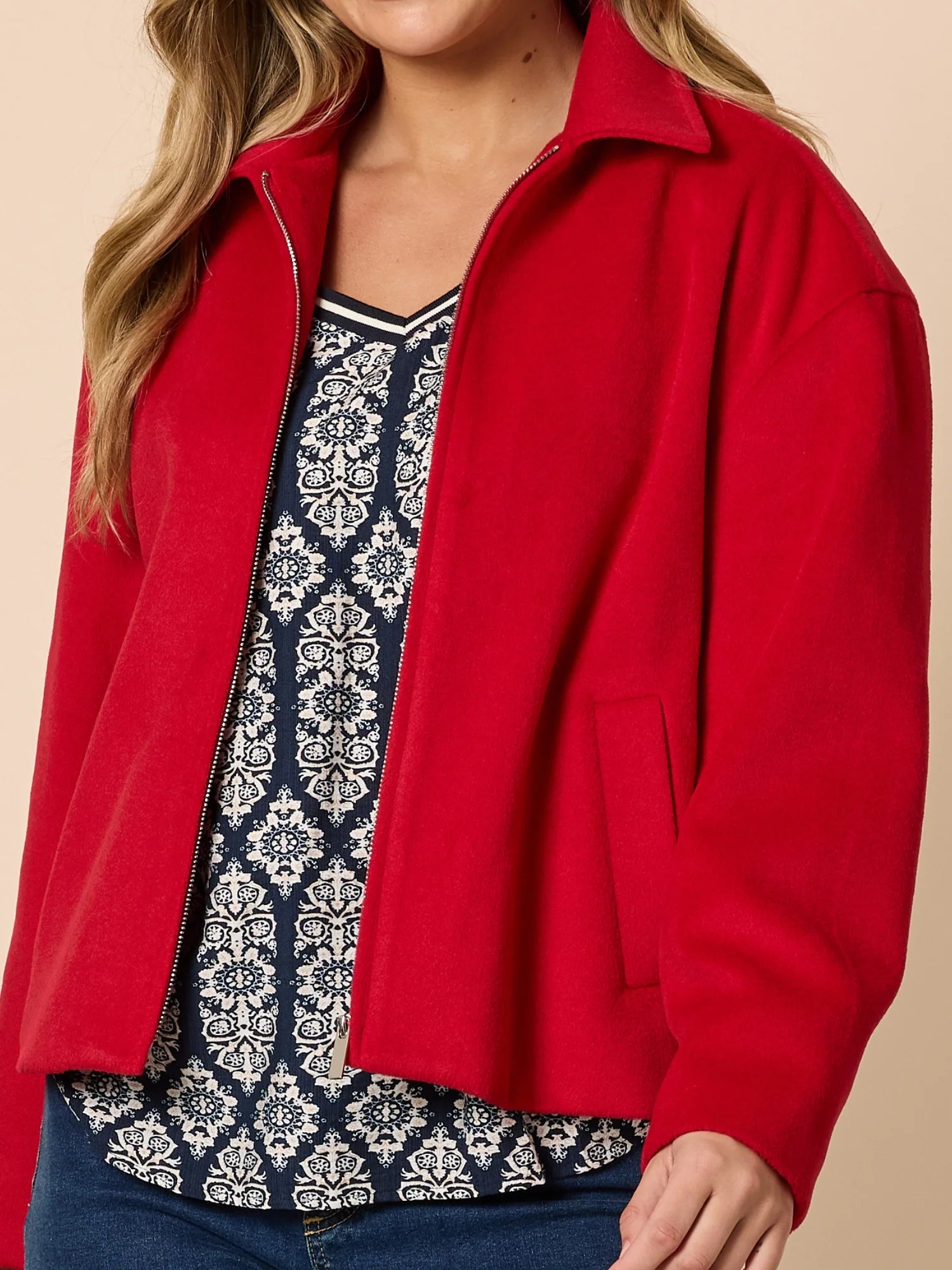 Threadz Cabaret Jacket - Red – Cosmosis Lifestyle